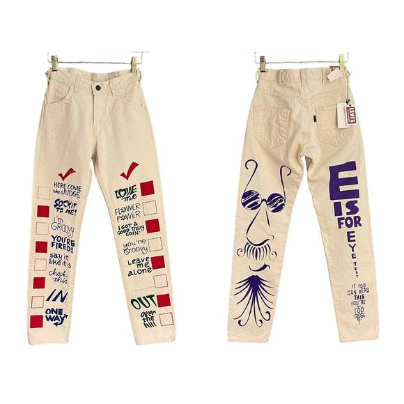 Levi's | Jeans | Nwt Levis Vintage Laugh In Limited 5th Anniversary Jeans Crazy Legs Size 24 ...